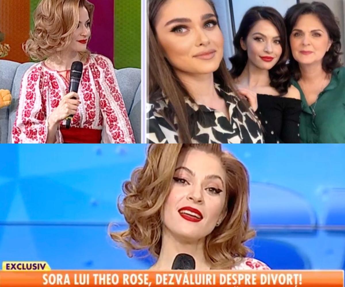 Sora lui Theo Rose, dezvăluiri dureroase despre divorț: „A fost o traumă, dar și un act de curaj ...