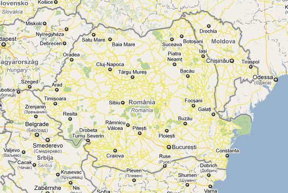 Romania a intrat in programul Google Maps