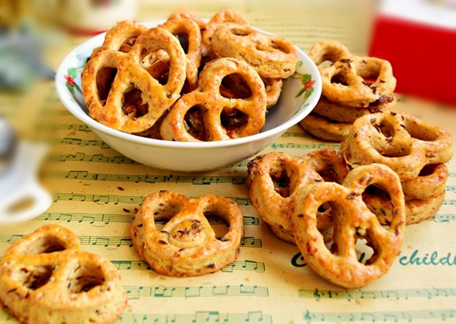 Rețetă de Covrigei cu cașcaval și chimen