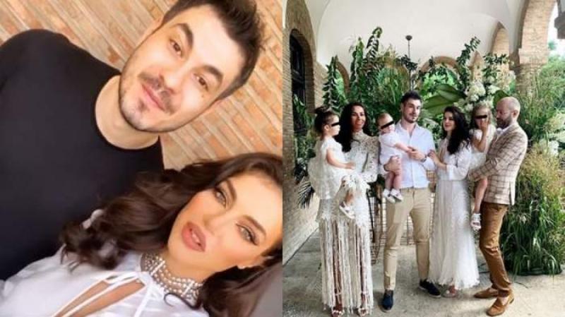 Cristina Ich și Alex Pițurcă și-au botezat fiul în mare secret! Imagini ...