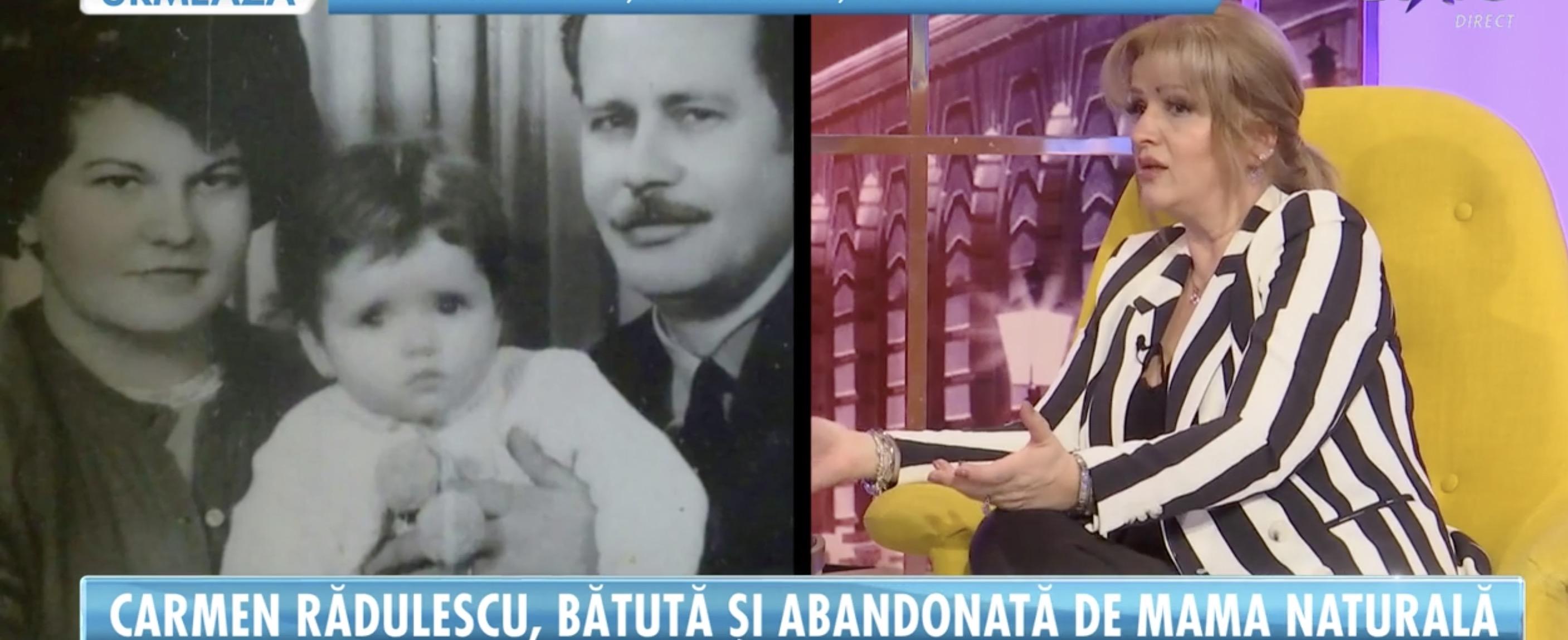 Carmen Rădulescu, bătută cu bestialitate de mama naturală! Mărturii ...