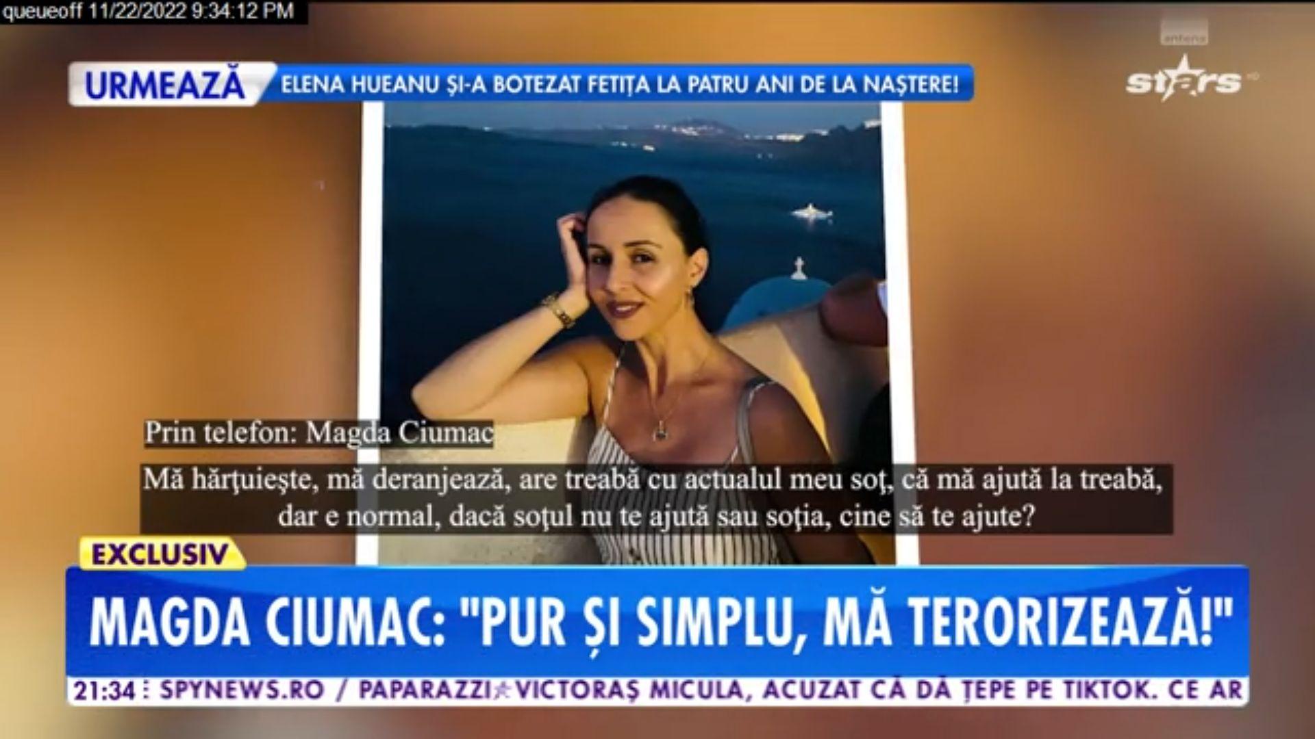 Magda Ciumac, hărțuită de actuala iubită a lui Tolea: „Pur și simplu mă ...