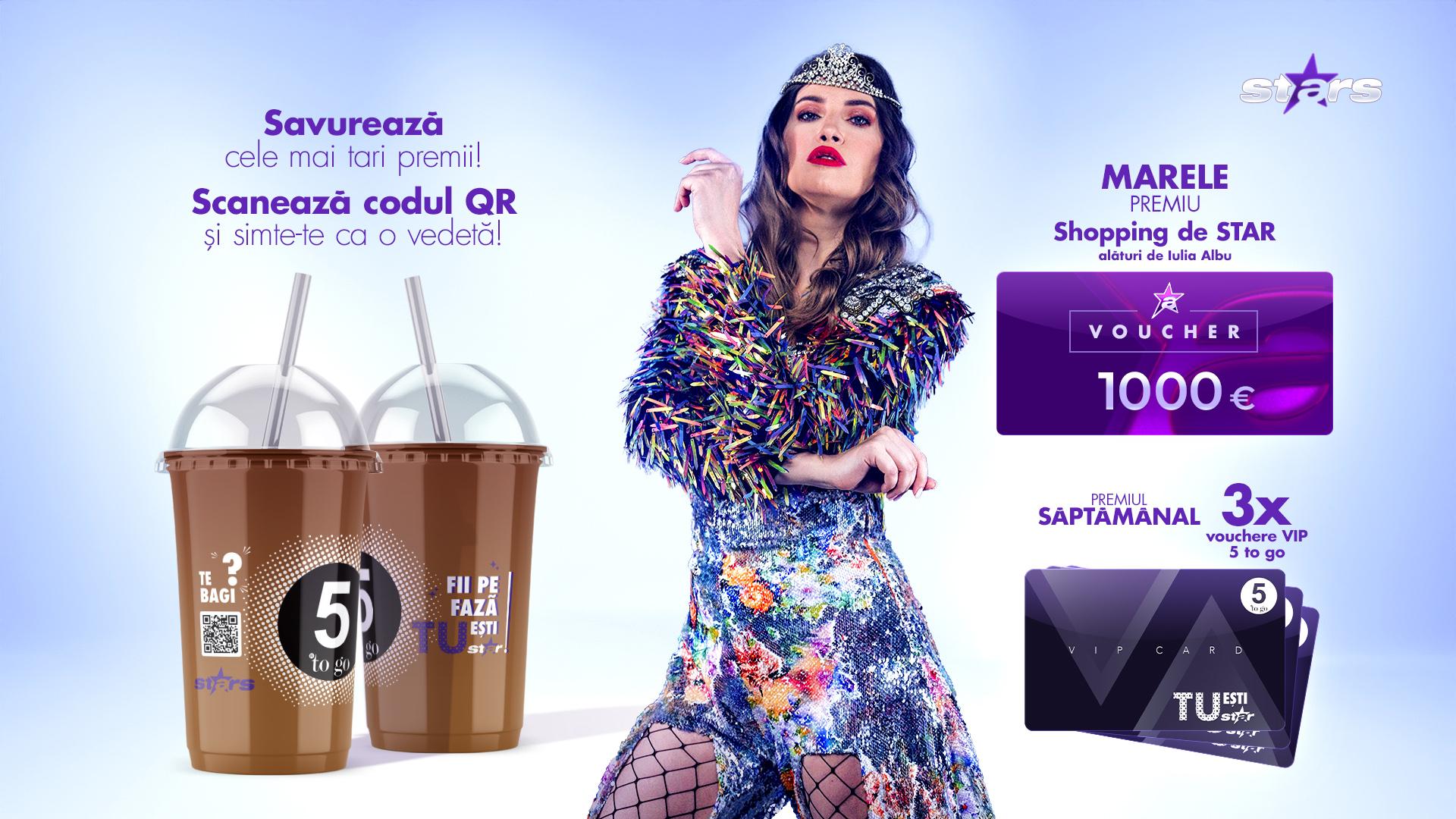 Antena Stars şi 5 to go lansează băutura Star Frappé şi îşi premiază ...