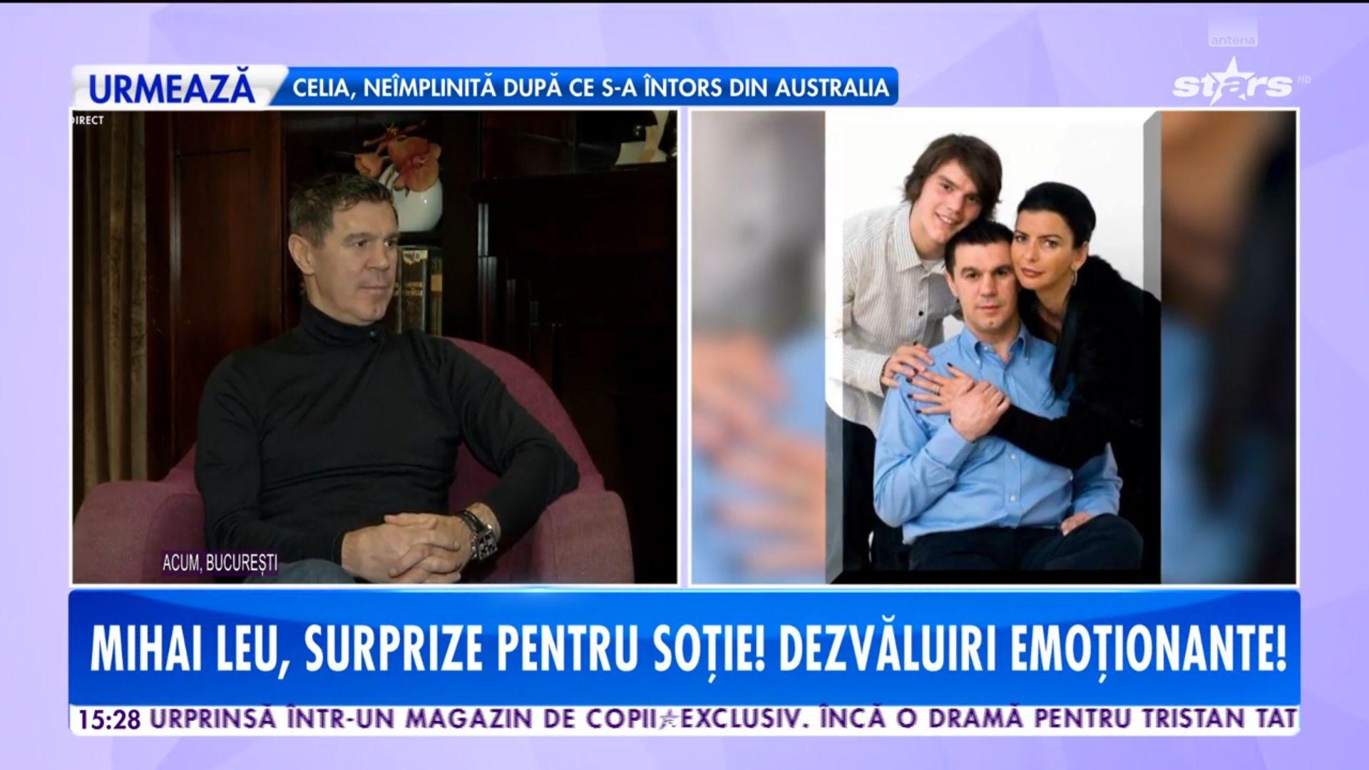 Mihai Leu își surprinde întotodeauna soția: „Nu avem o regulă, așa cum ...