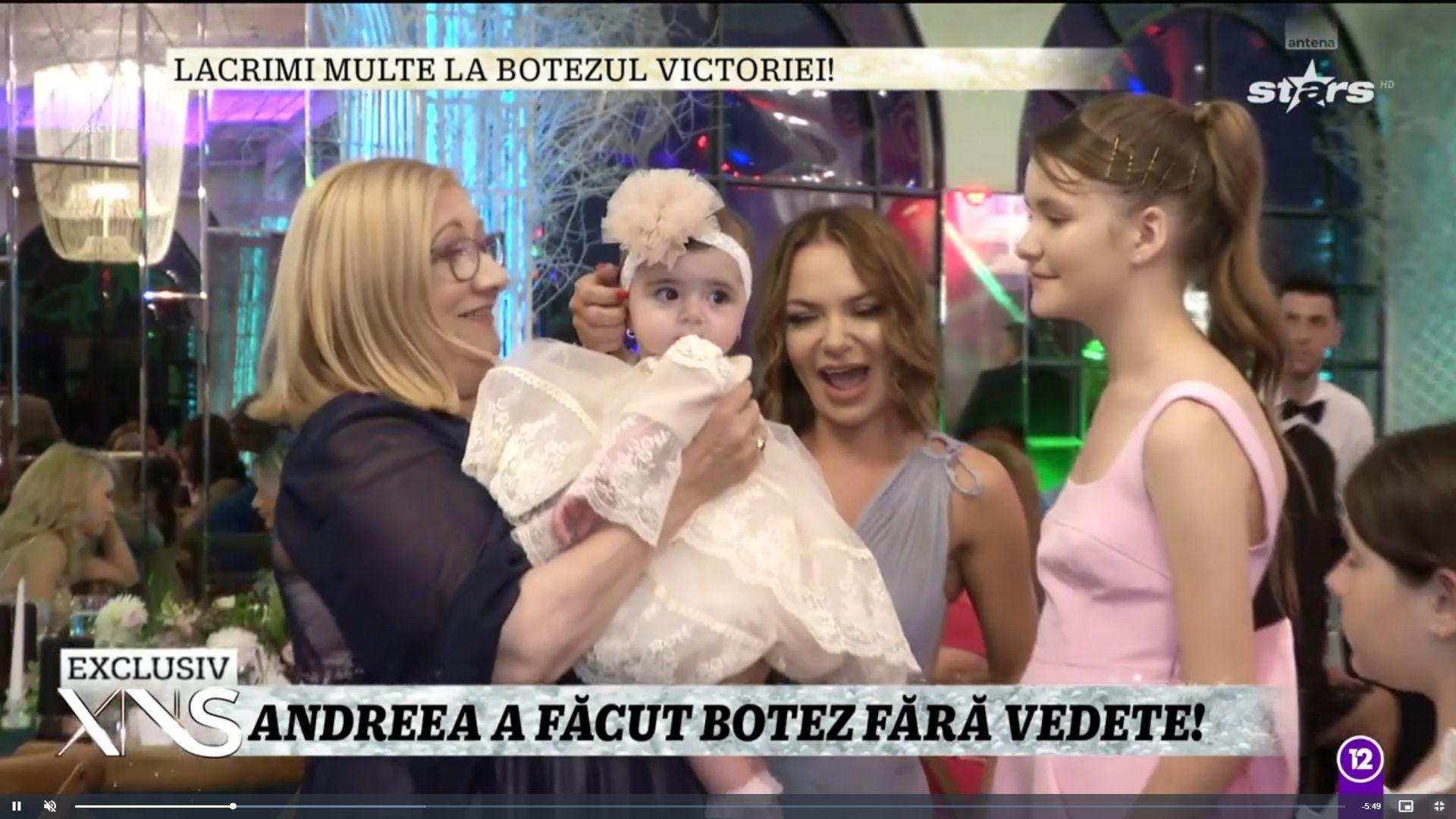 Andreea Antonescu a botezat-o pe micuța Victoria: „S-a repetat istoria ...