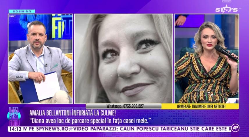 Fiul Amaliei Bellantoni a fost amenințat cu moartea. Vedeta continuă ...