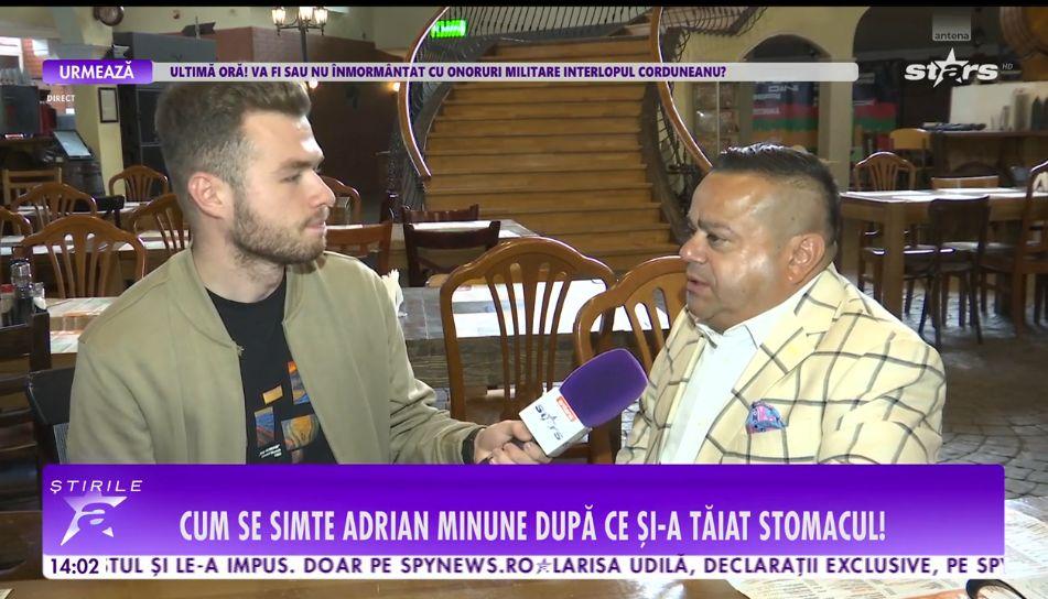 Adrian Minune a vorbit în premieră despre operația de micșorare a ...